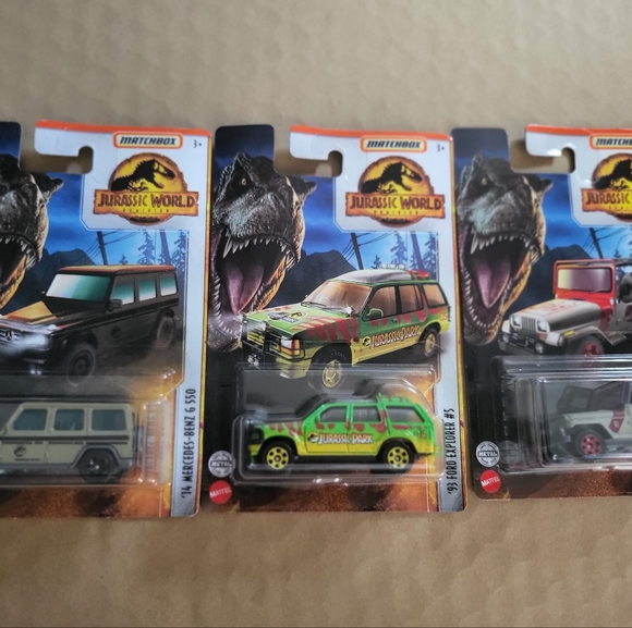 MATCHBOX | Toys | Matchbox Jurassic Park Diecast Bundle | Poshmark